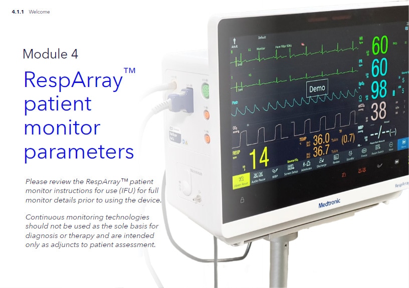 RespArray™ Patient Monitor | Medtronic